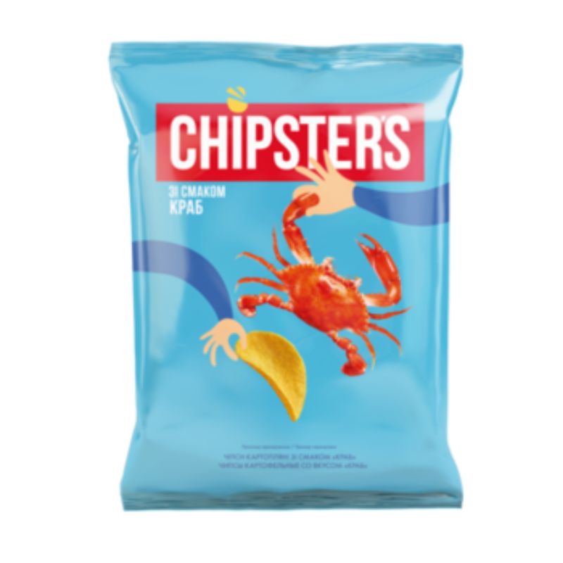 Chipsuri CHIPSTERS Flint, cu gust de crab, 100 gr cumpărare în Moldova ...