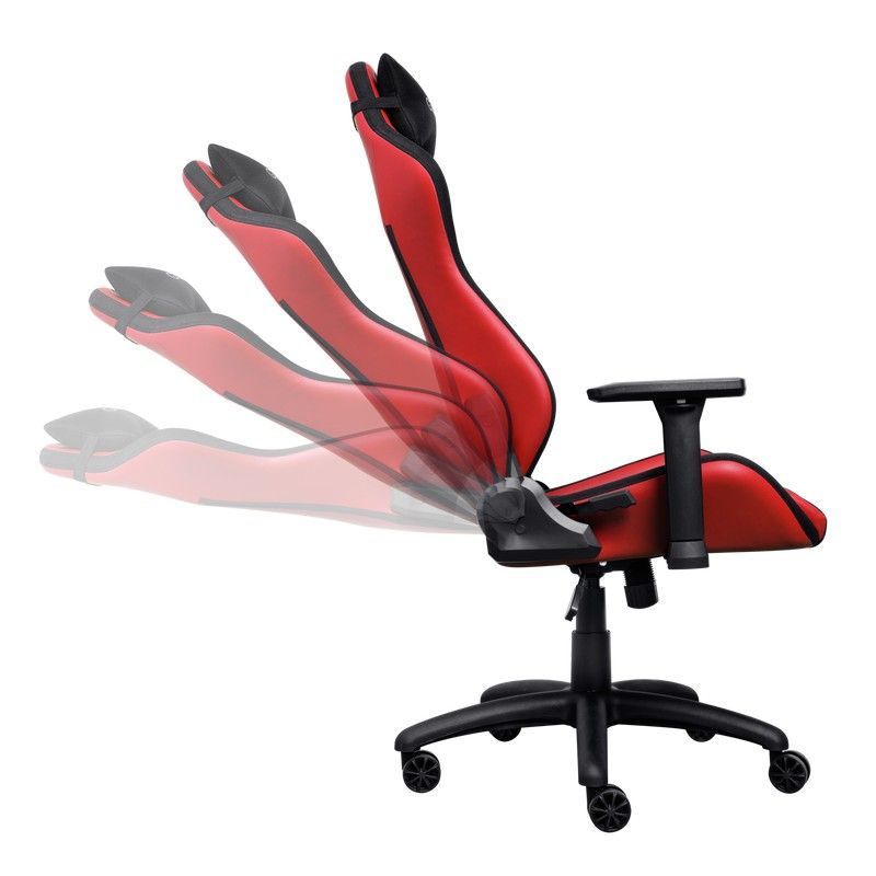 Scaun de birou/gaming TRUST Gaming Chair GXT 714R Ruya - Black/Red, 150kg / up to 195cm ...