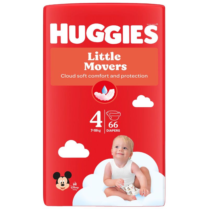 Scutece pentru copii HUGGIES Ultra Comfort Mega №4, unisex, 7-18 kg, 66 ...