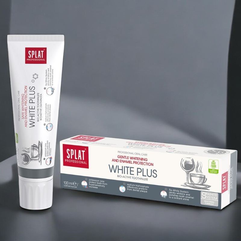 Зубная паста SPLAT PROFESSIONAL White Plus, 100 мл купить в Молдове ...