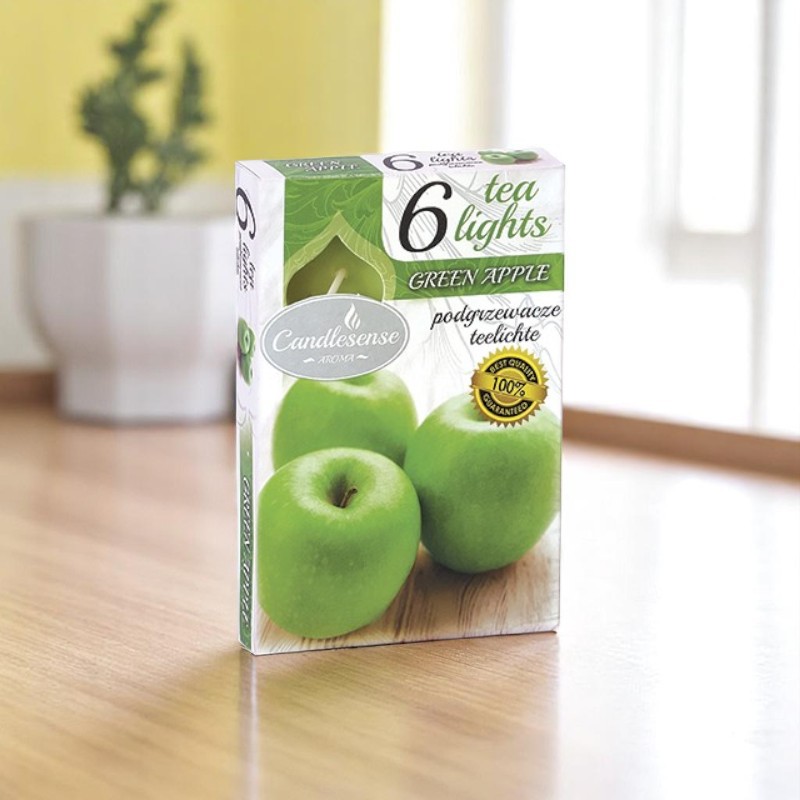 Lumanari pastile ZniczPlast, aromatizate, mar, 3.8 cm, 4 ore, 6 buc ...