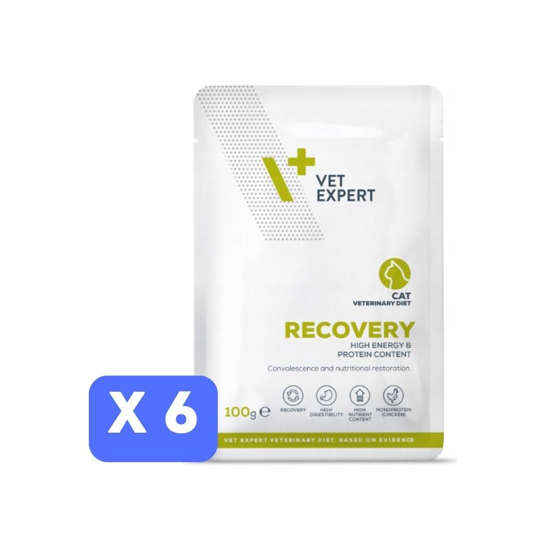 Set Hrana umeda pentru pisici VET EXPERT Diet Recovery, 100 g х 6 buc ...